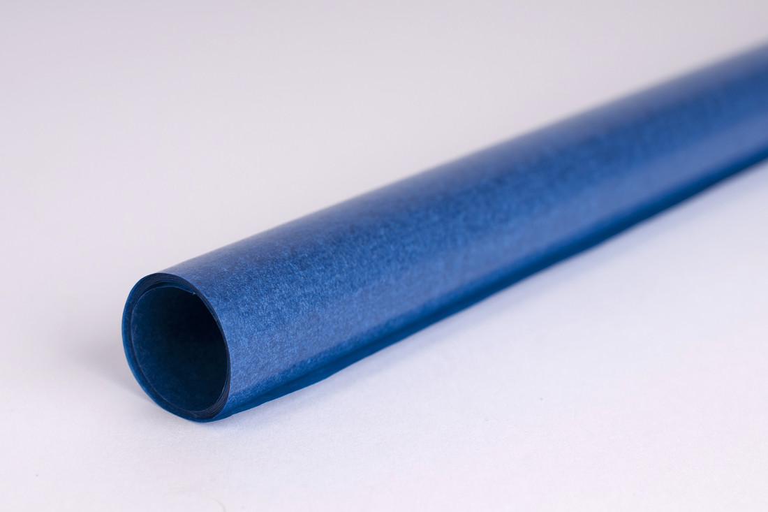 Vliegerpapier rol 70 x 100 cm donkerblauw | 1530259