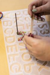 Knutselidee: uv resin (love)letters